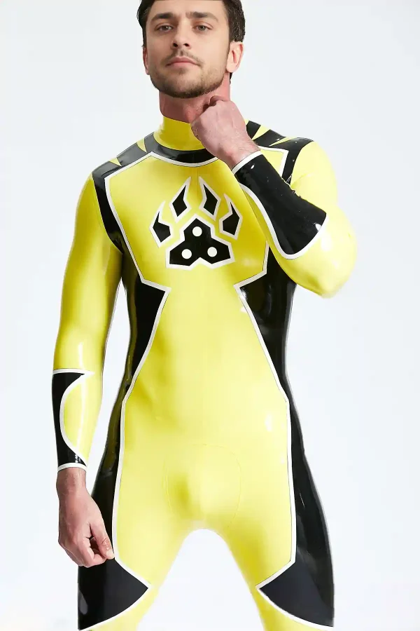 Latex Male Galactica Back Zip Catsuit - Latex UK Shop