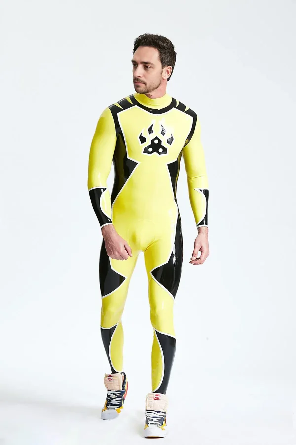 Latex Male Galactica Back Zip Catsuit - Latex UK Shop