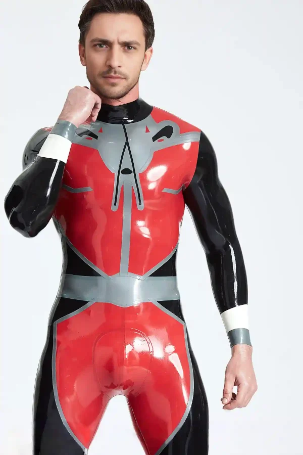 Latex Male Space Traveller Back Zip Catsuit - Latex UK Shop